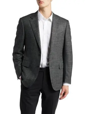 CANALI Canali Venezia 90th Anniversary Slub Wool Blend Sport Coat