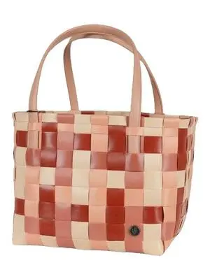 HANDED BY Color Block Shopper Tote Bag - Apricot Blush Mix