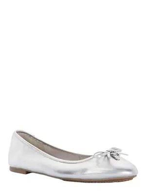 Dune London Hallow Flat - Silver