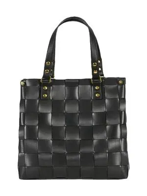 HANDED BY Charlotte Recycled Plastic Handbag - Black