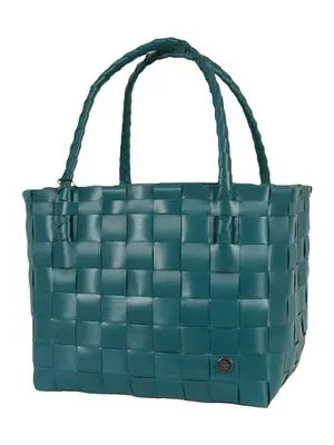 HANDED BY Paris Recycled Plastic Tote - Peacock Green