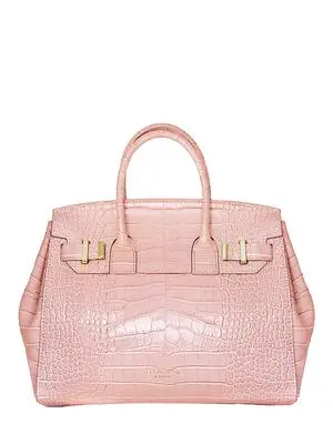 TEDDY BLAKE Teddy Blake Gigi Croco 11 Handbag Pink