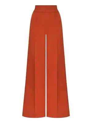 ANDRES OTALORA Shilpa High-Rise Wide-Leg Trousers