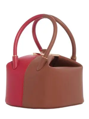 Gabriela Hearst Mini Baez Bag Cognac/red
