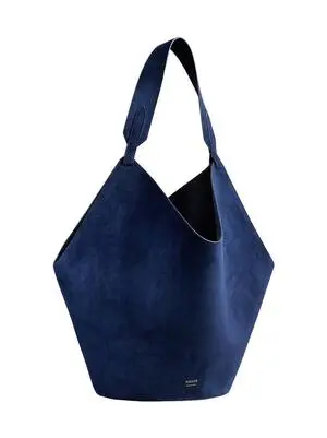Khaite Khaite Lotus Medium Tote Bag Blue