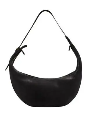 Khaite Augustina Suede Hobo Bag - Black