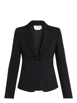 AKRIS Wool Jersey Tailored Blazer