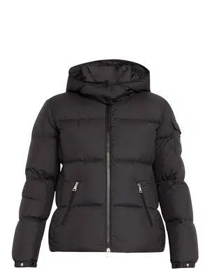 Moncler Fourmine Matte Nylon Puffer Jacket - Black