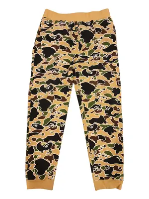 A BATHING APE Sta Camo Sweat Pants 'yellow' Yellow