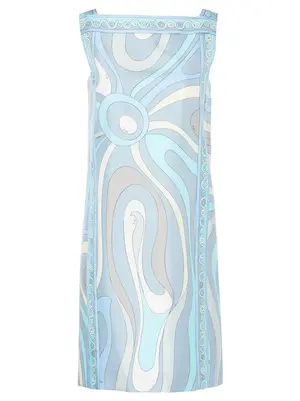 Emilio Pucci Marmo Silk Twill Minidress - Multicoloured