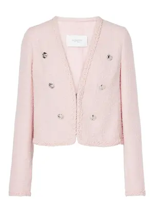 Giambattista Valli Wool-blend Tweed Jacket - Pink