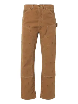 Ralph Lauren Hamilton Cotton Canvas Straight Pants - Beige