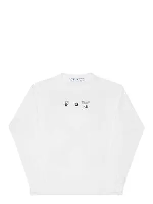 Off-White Blue Marker Double Sleeve Tee /blue - White
