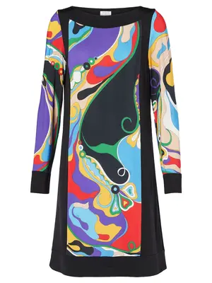 Emilio Pucci Orchidee Shift Dress - Multicoloured