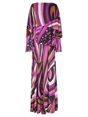 Emilio Pucci Iride Printed Silk Maxi Dress - Multicoloured