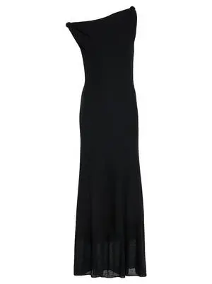 SIR. Glow Twist Midi Dress - Black