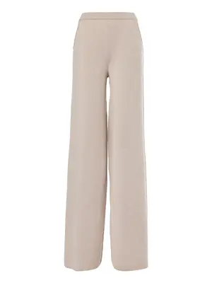 Ralph Lauren Wide-leg Wool Pants - Beige