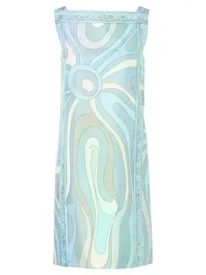 Emilio Pucci Marmo Silk Twill Minidress - Multicoloured