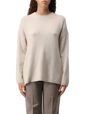 ALLUDE Pullover Sweater Beige