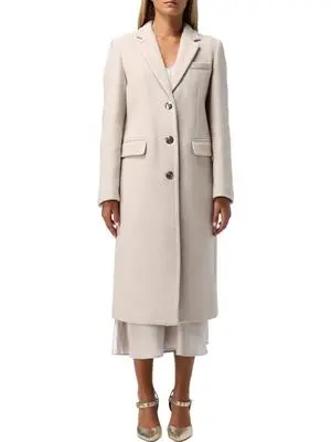 Liu Jo Single Breasted Coat - Beige