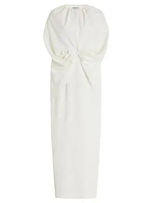 Bernadette Gislene Crepe Maxi Dress - White