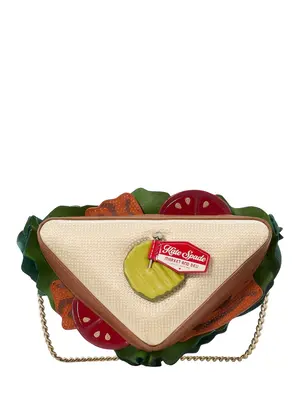 Kate Spade New York Embellished Leather Crossbody Bag - Beige Multi