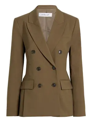 Derek Lam 10 Crosby Sandra Twill Blazer - Army Green
