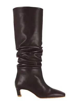 ALOHAS Kalila Leather Boots - Brown