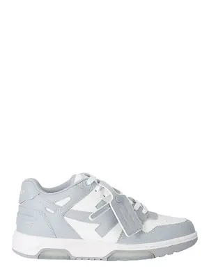 Off-White Out Of Office Leather Low-top Trainers - Grey
