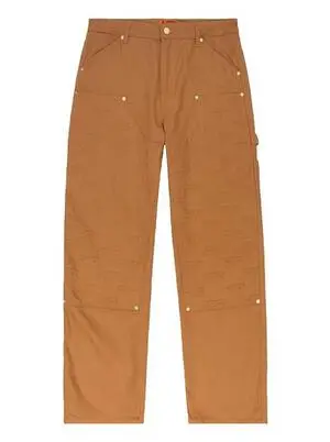FTP Embossed Logo Work Pant - Brown