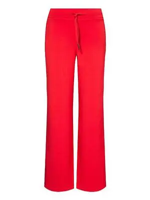 Spanx Airessentials Wide-leg Jogging Bottoms - Spanx Red