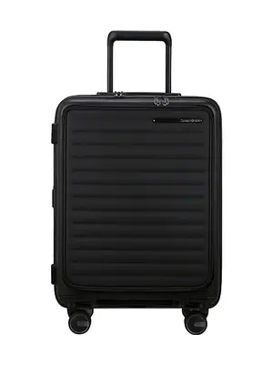 SAMSONITE Restackd Expandable Four-wheel Shell Cabin Suitcase 55cm - Black