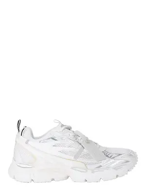 Off-White Be Right Back Mesh And Faux-leather Low-top Trainers - White
