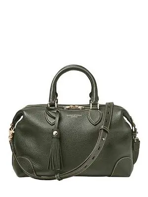 ASPINAL OF LONDON The Hudson Midi Leather Bag - Green