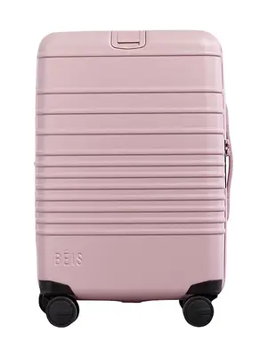 BEIS BÉIS The Carry-On Roller Suitcase 58cm X 40cm In Atlas Pink