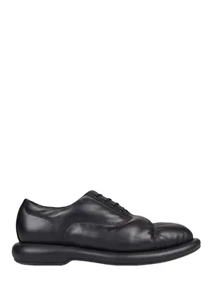 MARTINE ROSE X CLARKS Leather Oxford Shoes - Black Leather