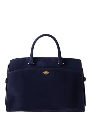 METIER 'Private Eye' Suede Tote Blue