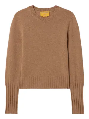 Guest In Residence Shrunken Cashmere Sweater - Brown