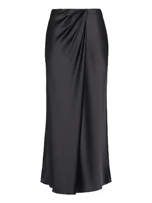 Pinko Maxi Slip Skirt - Black
