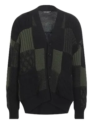 Dolce & Gabbana Virgin Wool Cardigan - Black