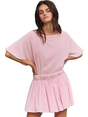 Free People Free People Sutton Mini Dress Pink A Boo