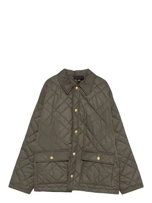 NILI LOTAN Helah Quilted Jacket - Green