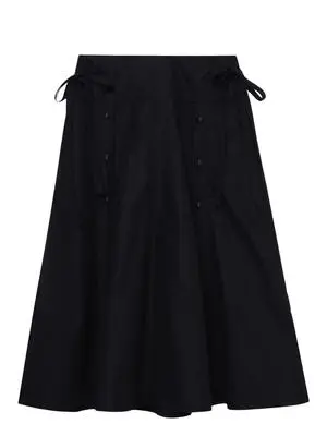 3.1 Phillip Lim A-line Midi Skirt - Black