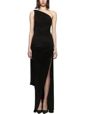 ATU BODY COUTURE Atu Body Couture Asymmetric Maxi Dress