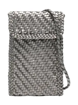 DRAGON DIFFUSION DRAGON DIFFUSION Woven Leather Phone Bag