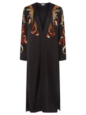 TEMPERLEY LONDON Novella Kimono - Black