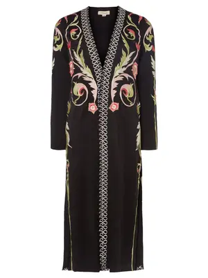 TEMPERLEY LONDON Alessia Kimono - Black