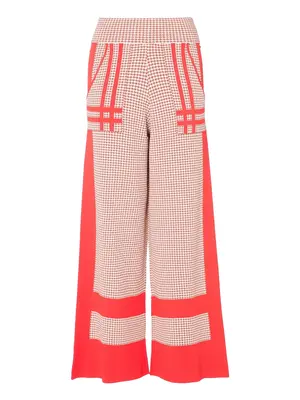 TEMPERLEY LONDON Orelie Knit Trousers - Red