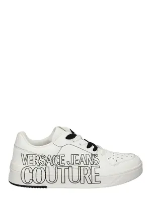 Versace Logo Sneakers - White