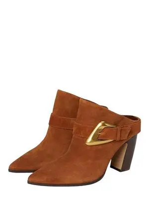 Vince Camuto Baily High Heel Buckle Mule - Brown